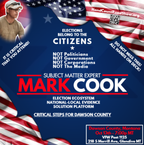 Dawson County, MT – Hand Count Road Show